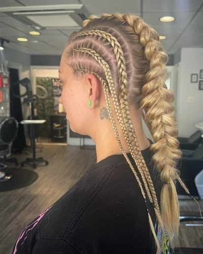 Women Are Getting Obsessed With These Viking Braids Style